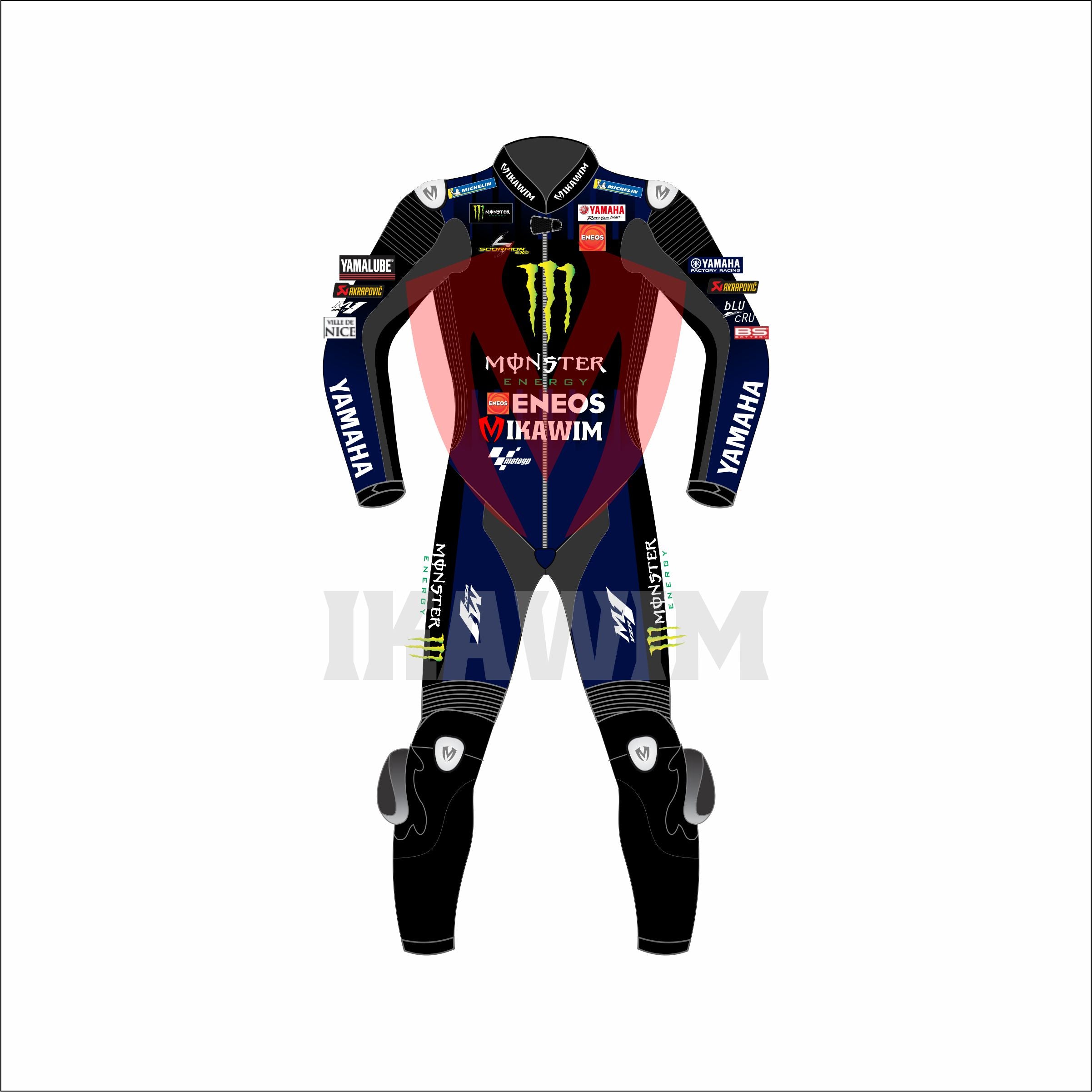 Monster Energy 2021 Motorbike Racing Leather Suit – Mikawim