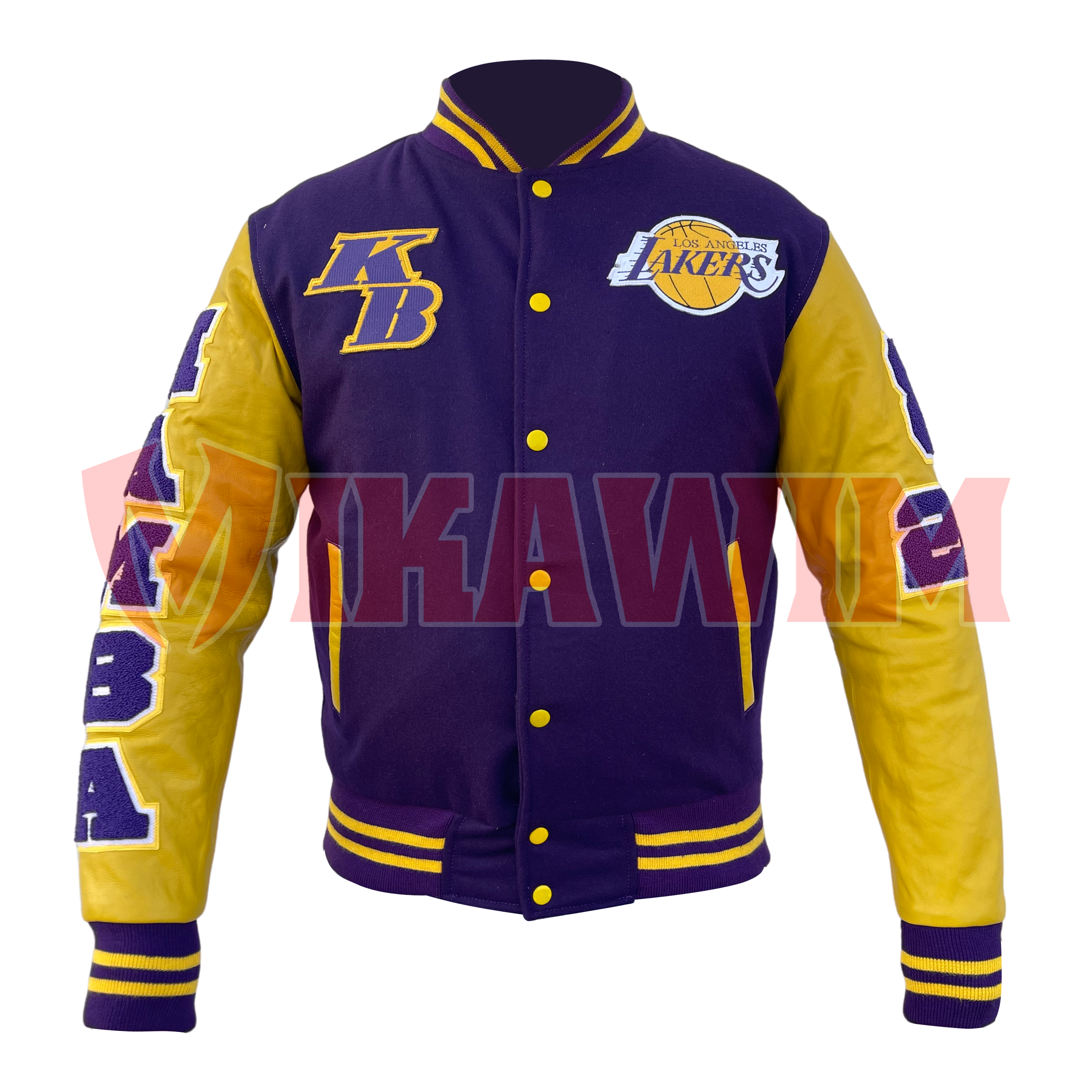Kobe Bryant Los Angeles Lakers Basketball Varsity Wool Jacket Letterma ...